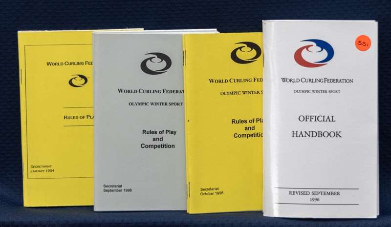 WCF Official Handbooks and Rules of Play; World Curling Federation; 1994-1998; B... | eHive