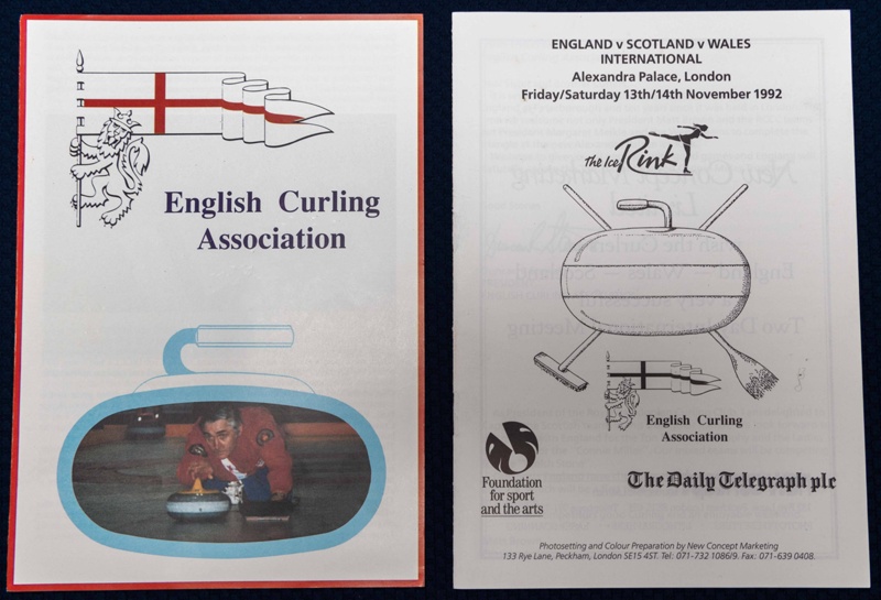 English Curling Association - 1992 Programme and ECA Flyer; PM090 | eHive