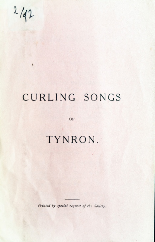 Curling Songs of Tynron; Unknown; -; BK208 | eHive