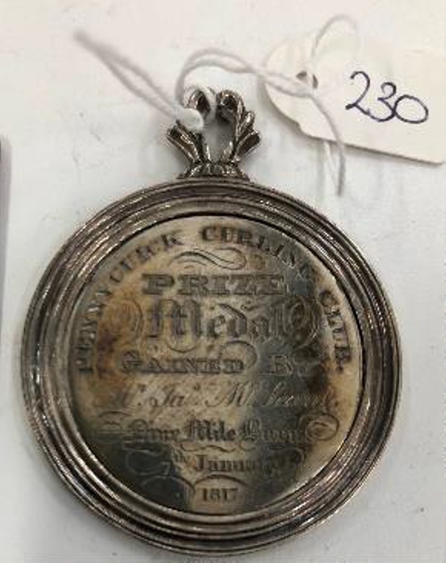 Pennicuik Curling Club Prize Medal ; ME685 | eHive