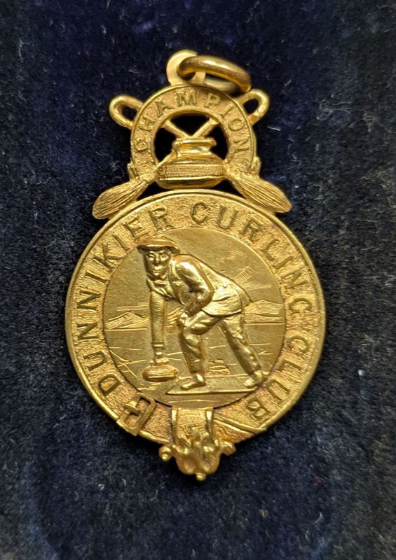 Dunnikier Curling Club Medal; William McGregor; 1871; ME538 | eHive