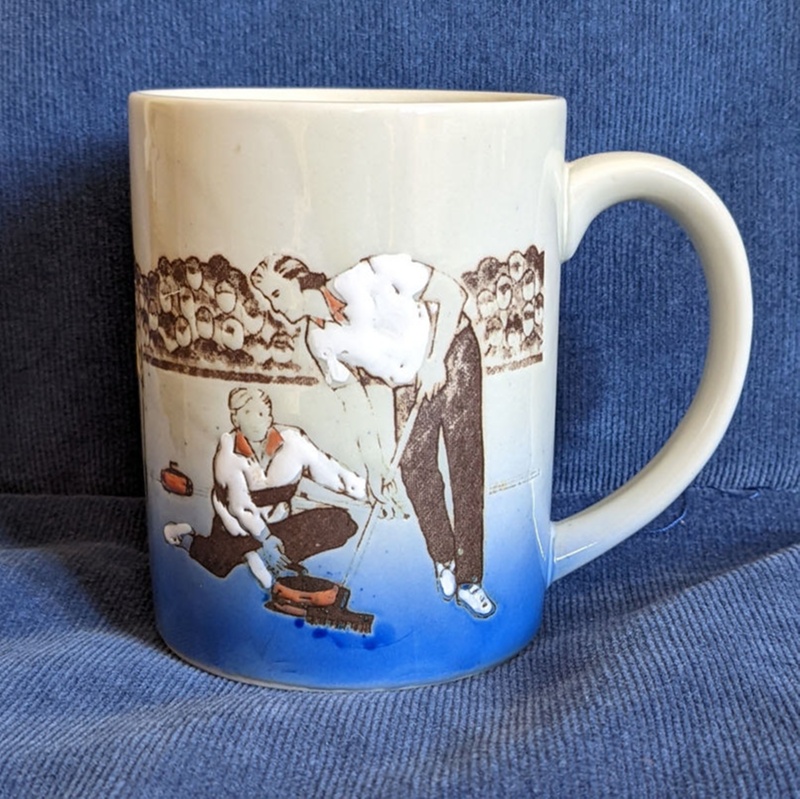 Curling-themed Mug; MC256 | eHive