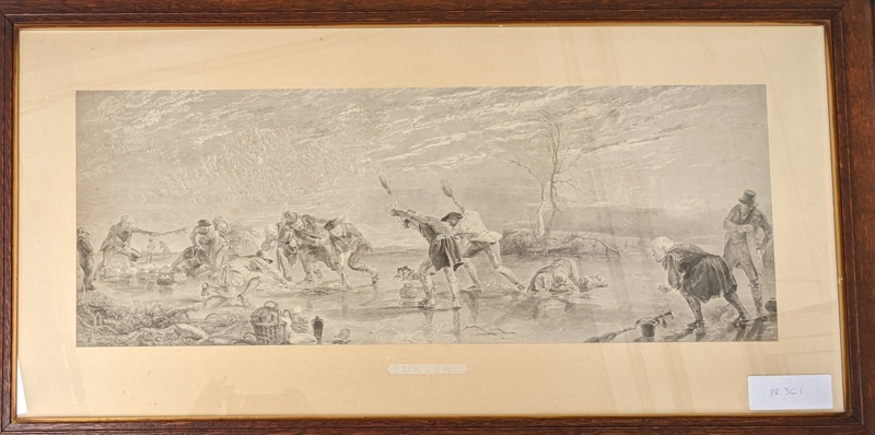 A print of 'Curlers' by Sir George Harvey; Sir George Harvey; 1835 ...