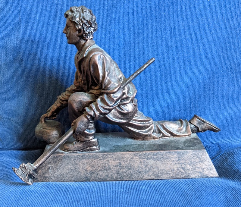 Curling Figure on base; MC262 | eHive