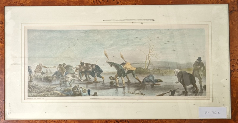 A print of 'Curlers' by Sir George Harvey; Sir George Harvey; 1835 ...