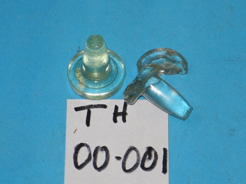 2 Glass Bottle Caps; TH2000.1 | eHive