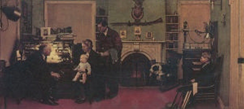 'The Country Doctor' by Norman Rockwell; H2940 | eHive