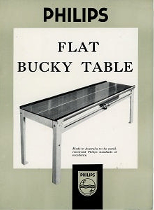 Philips Flat Bucky Table; Philips; c. 1960s; H8717/27 | eHive