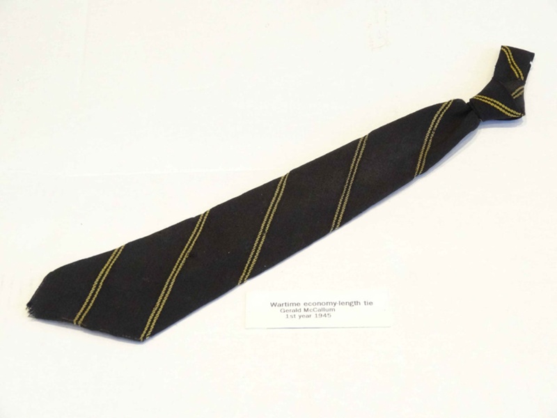 North Sydney Technical High School. Tie, wartime economy-length. Gerald ...