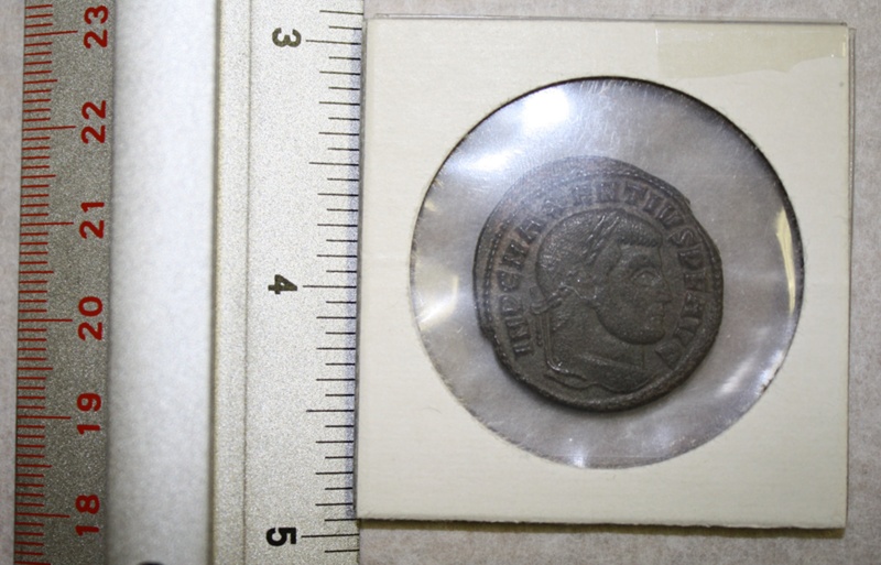 Roman Follis, Emperor Maxentius, 309 BCE; 309 BCE; 39371010289031-5 | eHive