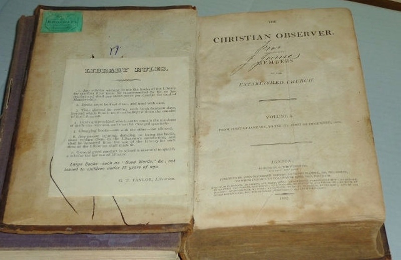 The Christian Observer Vol.1; Whittington, C; 1802; WHM8/47 | eHive