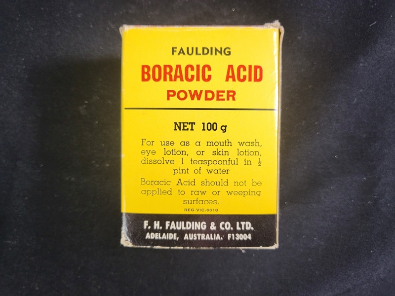 Chemical: Boracic Acid Powder; F H Faulding & Co Ltd; Post 1964; AR ...