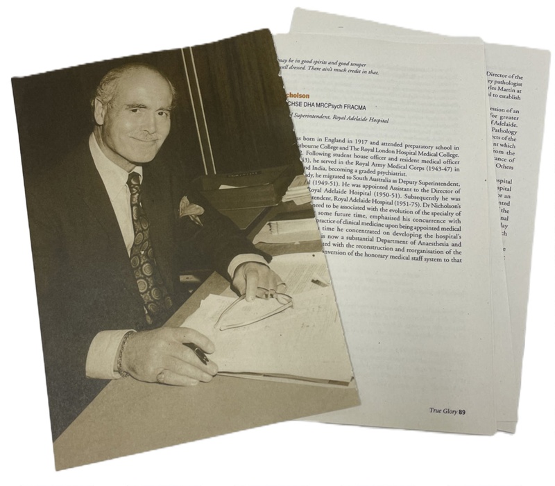 Document: Pages from Book "The True Glory" relating to Dr Bernard ...