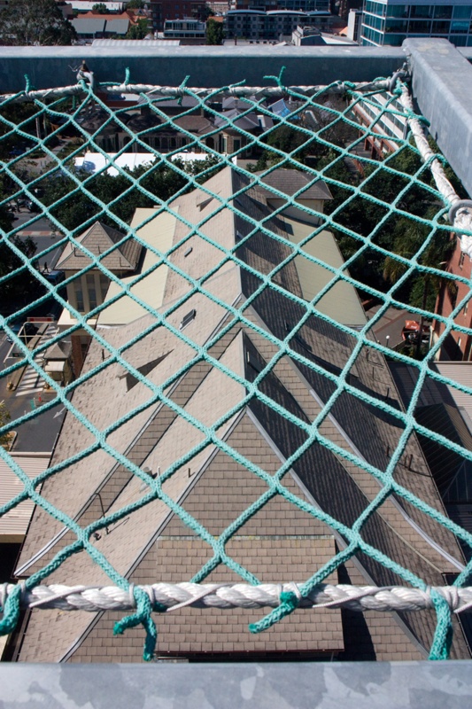 Exterior: Safety Net around Helipad; 2012; AR#6805 | eHive