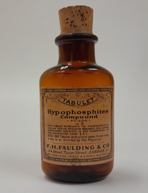 Chemical: Hypophosphites Compound; F H Faulding & Co Ltd; Ca 1900s ...
