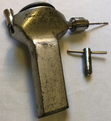 Instrument: Hand Drill and Bit; Zimmer Orthopaedic Ltd; Ca 1900; AR ...