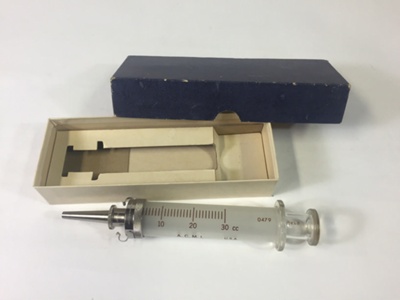 Instrument: 30cc Syringe; Ca 1950; AR#4401 | eHive