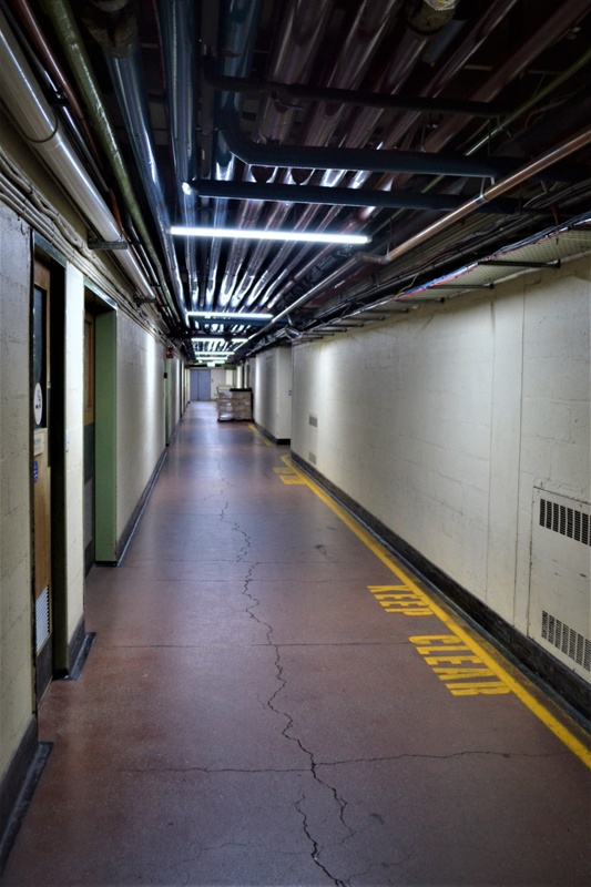 Interior: Basement Corridor; 2022; AR#13465 | eHive