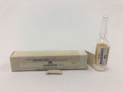 Chemical: Cogentin; Merck Sharp & Dohme (Australia) Pty Ltd; Ca 1960s ...