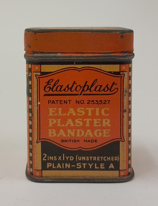 Equipment: Elastoplast Elastic Plaster Bandage Tin; TJ Smith & Nephew ...