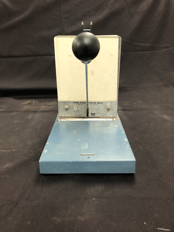 Equipment: Plasma Extractor; AR#14803 | eHive