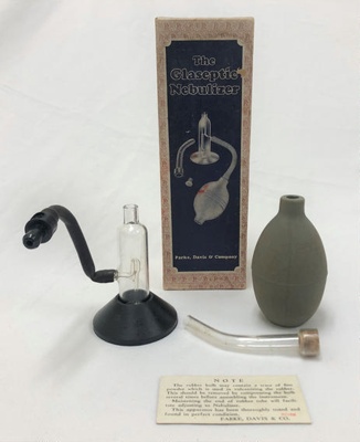 Equipment: The Glaseptic Nebulizer; Parke Davis & Co; Early to Mid 20th ...