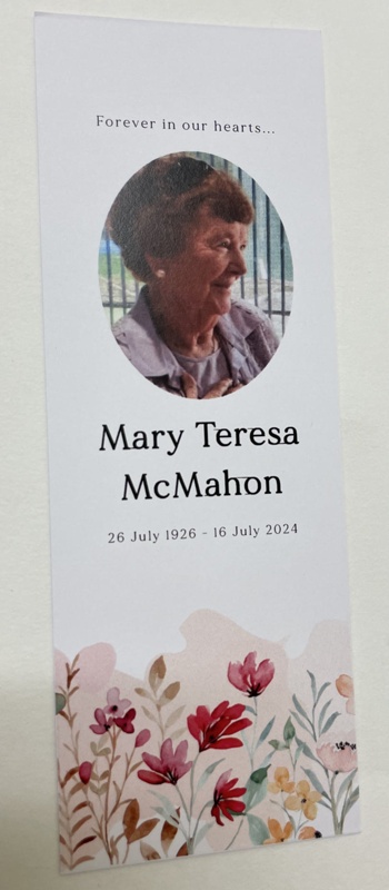 Biography: Mary Teresa O'Dea; AR#17007 | eHive