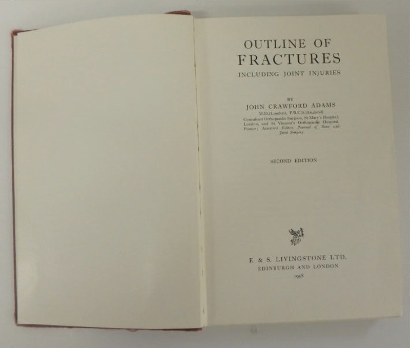 Book: Outline of Fractures; 1958; AR#10324 | eHive