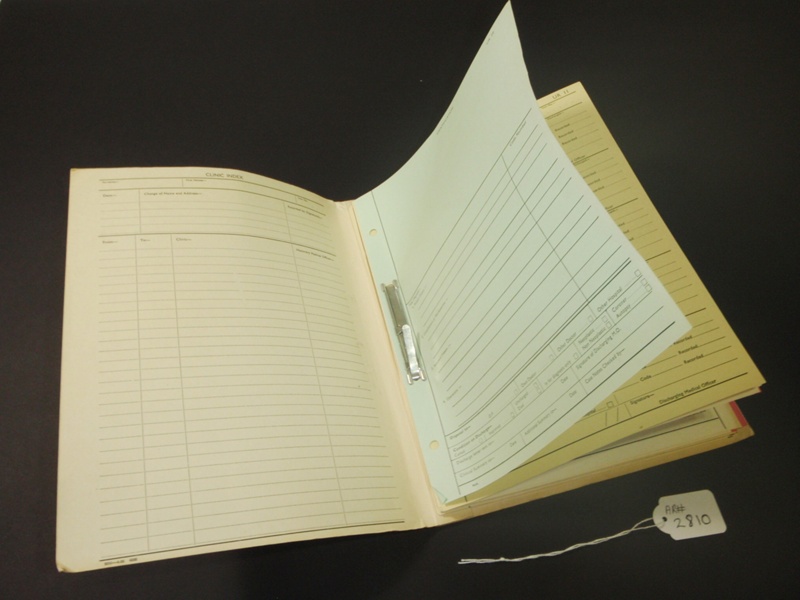 Document Unit Record UR Inpatient Case Note Folder 1965 AR 2810 On Document Unit Record UR Inpatient Case Note Folder 1965 AR 2810 On