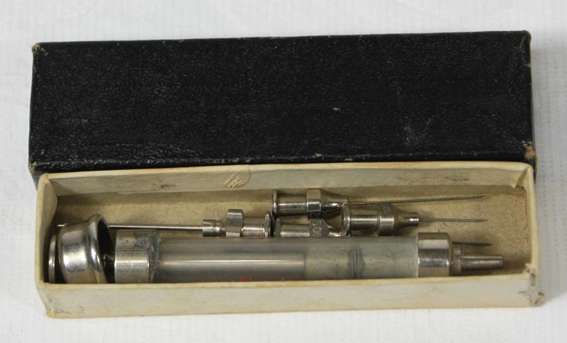 Instrument: Syringe and Needles; Ca 1940; AR#826 | eHive