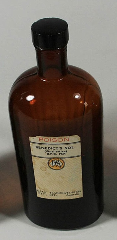 Chemical: Benedict's Solution; DHA Labs Pty Ltd / Drug Houses of ...