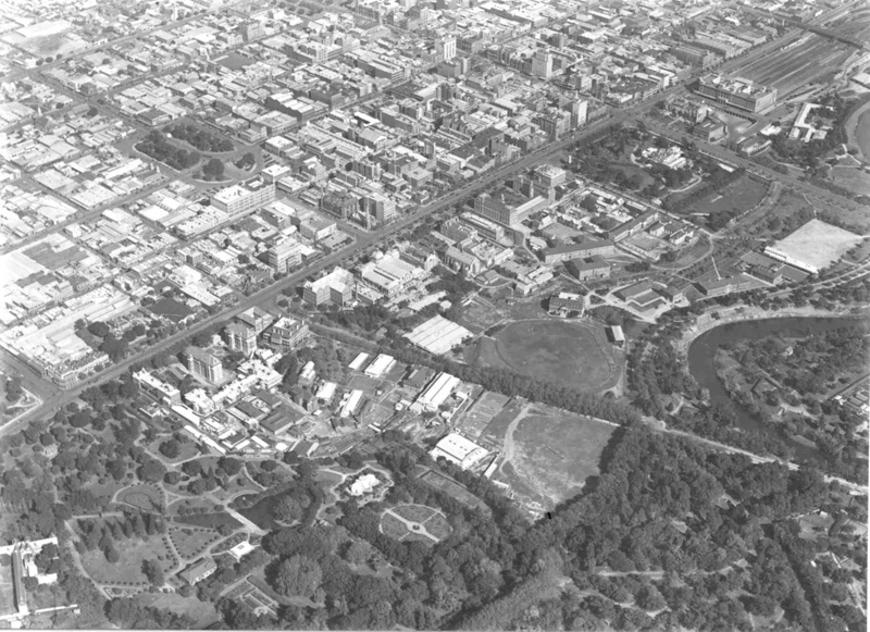 Exterior: Aerial view of the Adelaide Hospital; 1935; 1.87 | eHive