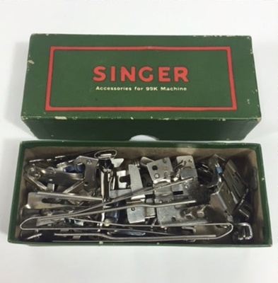 Equipment: Accessories for Singer 99K Sewing Machine; Singer; 1958; AR ...