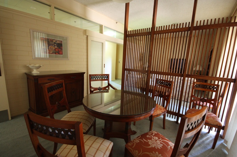 Interior: Residential Wing Visitors Flat 1, Dining Area; 2013; AR#6900 ...