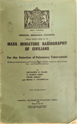 Book: Mass Miniature Radiography of Civilians; 1945; AR#12764 | eHive