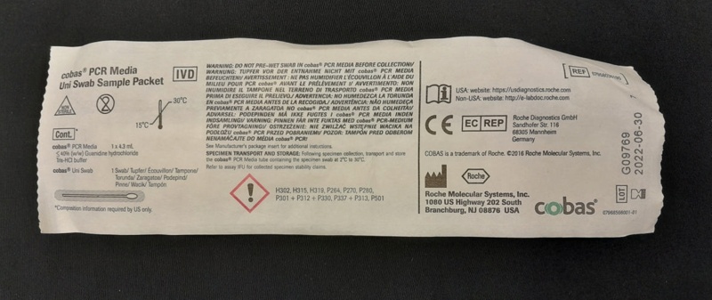 Chemicals: Test Swab; 2020; AR#14003 | eHive