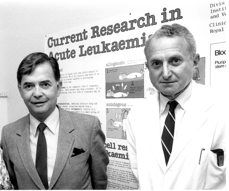 Professional Staff: Dr Richard Kimber with Minister John Cornwall ...