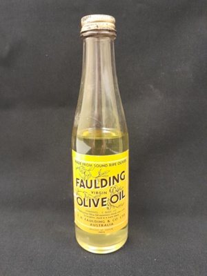 Chemical: Faulding Virgin Olive Oil; F H Faulding & Co Ltd; 1934-1964 ...