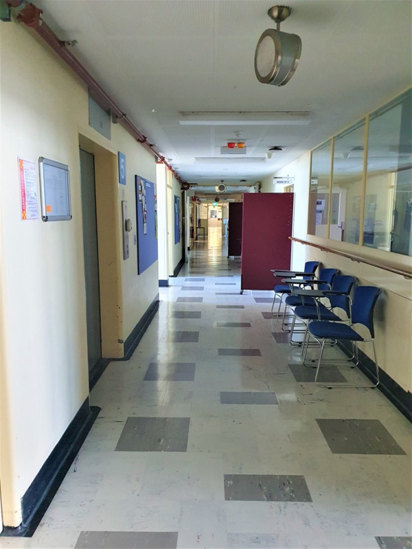 Interior: TQEH Clinical Education Nursing Internal Corridor and Lifts ...