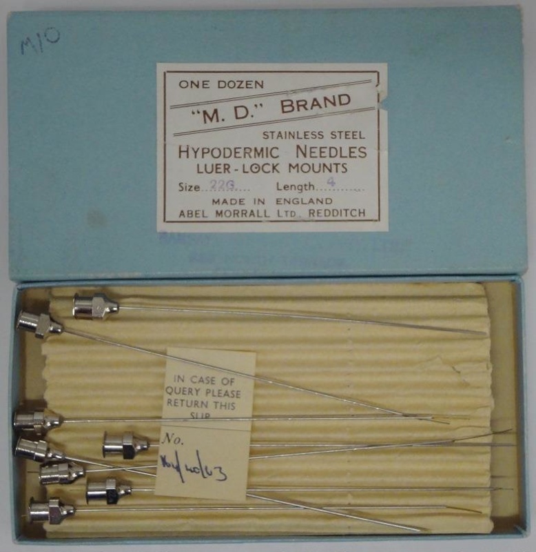 Instrument: Hypodermic Needles with Leur-Lock Mounts; 1960-1980; AR ...