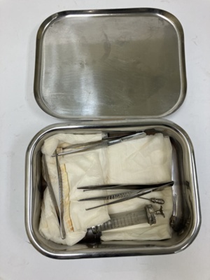 Equipment: Surgical Case and equipment; ca 1940's and 1950's; AR#15783 ...
