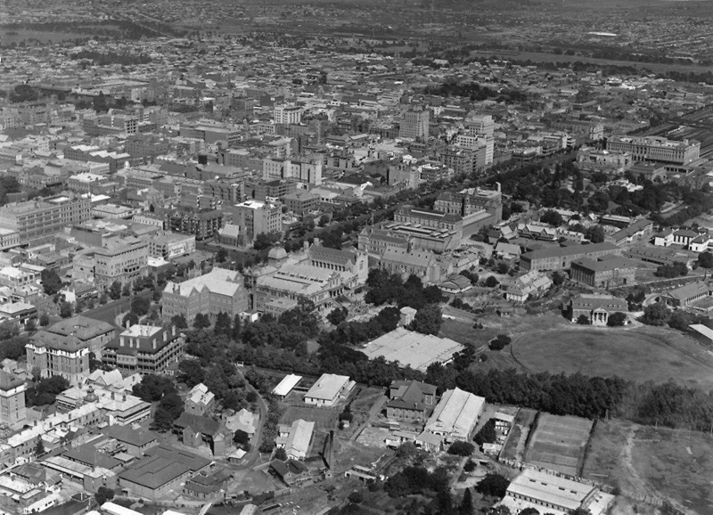 Exterior: Aerial Photograph of the Adelaide Hospital; 1935; AR#11287 ...