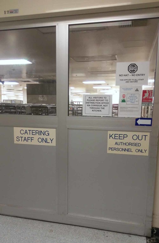 Interior: Royal Adelaide Hospital Kitchen Entrance; 2017; AR#6647 | eHive