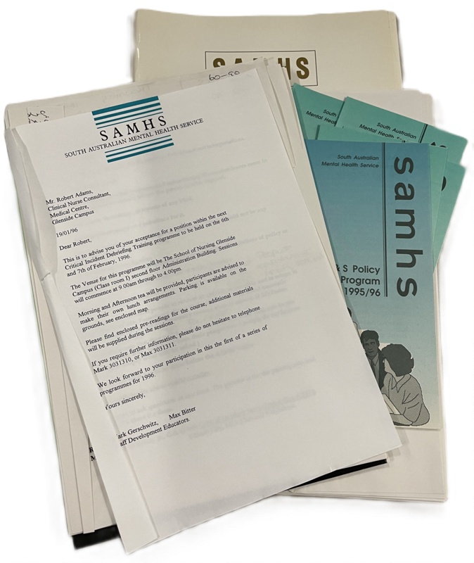 Documents: Critical Incident Debriefing Training Programme; 1996; AR ...