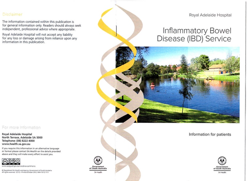 Document: Inflammatory Bowel Disease (IBD) Service Brochure; October ...