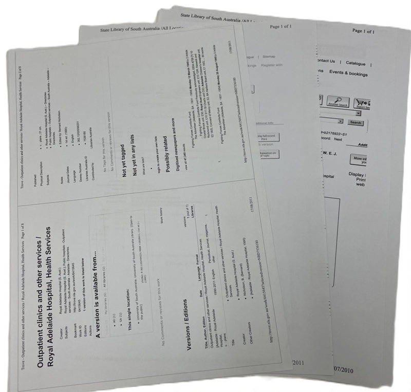 Documents: Various Search Histories for Dr Bernard Nicholson Books ...