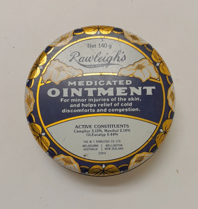Chemical: Rawleigh's Medicated Ointment; The W T Rawleigh Co Ltd; Post ...