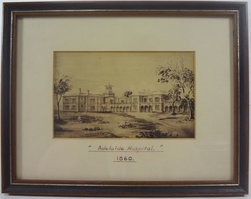 Artwork: Sketch of the Adelaide Hospital; 1860; AR#5840 | eHive