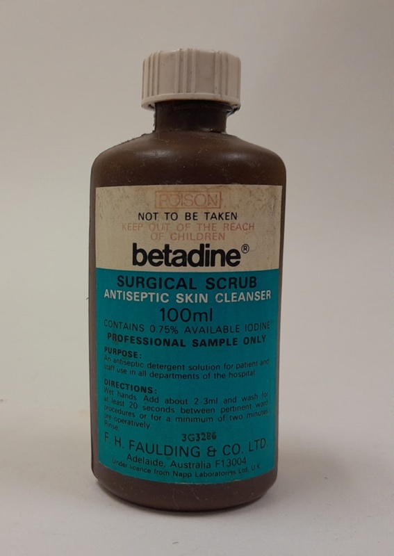 Chemicals: Betadine; F H Faulding & Co Ltd; Ca 1970s to 2001; AR#13507 ...