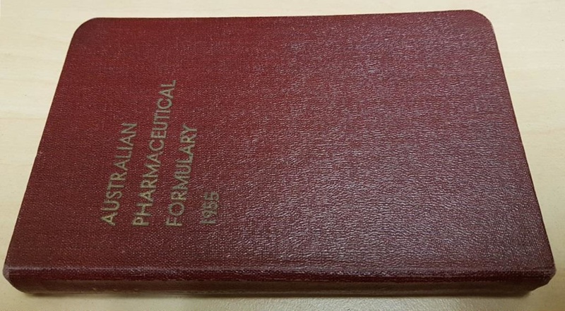 Book: Australian Pharmaceutical Formulary; 1955; AR#8474 | eHive